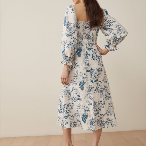 Reformation | Dresses | Reformation Gitane Linen Dress Corsica | Poshmark